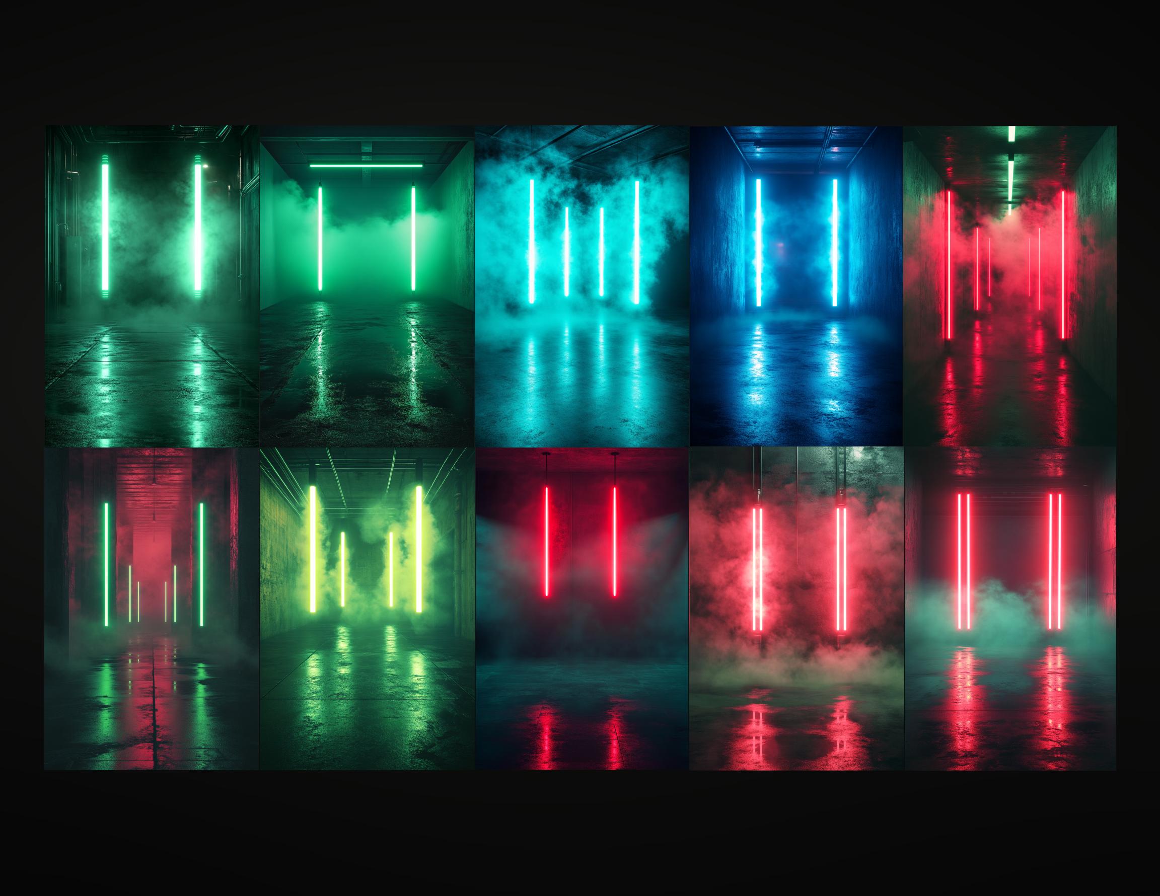 Sports Neon Light Poster Backdrops – 10 Backdrops, Backdrops for ...