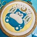 Snorlax Pokémon Hand Embroidery Pattern, Beginning Pattern With Step by ...