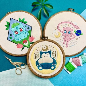 Mew Pokémon Hand Embroidery Pattern, Beginning Pattern With Step by ...