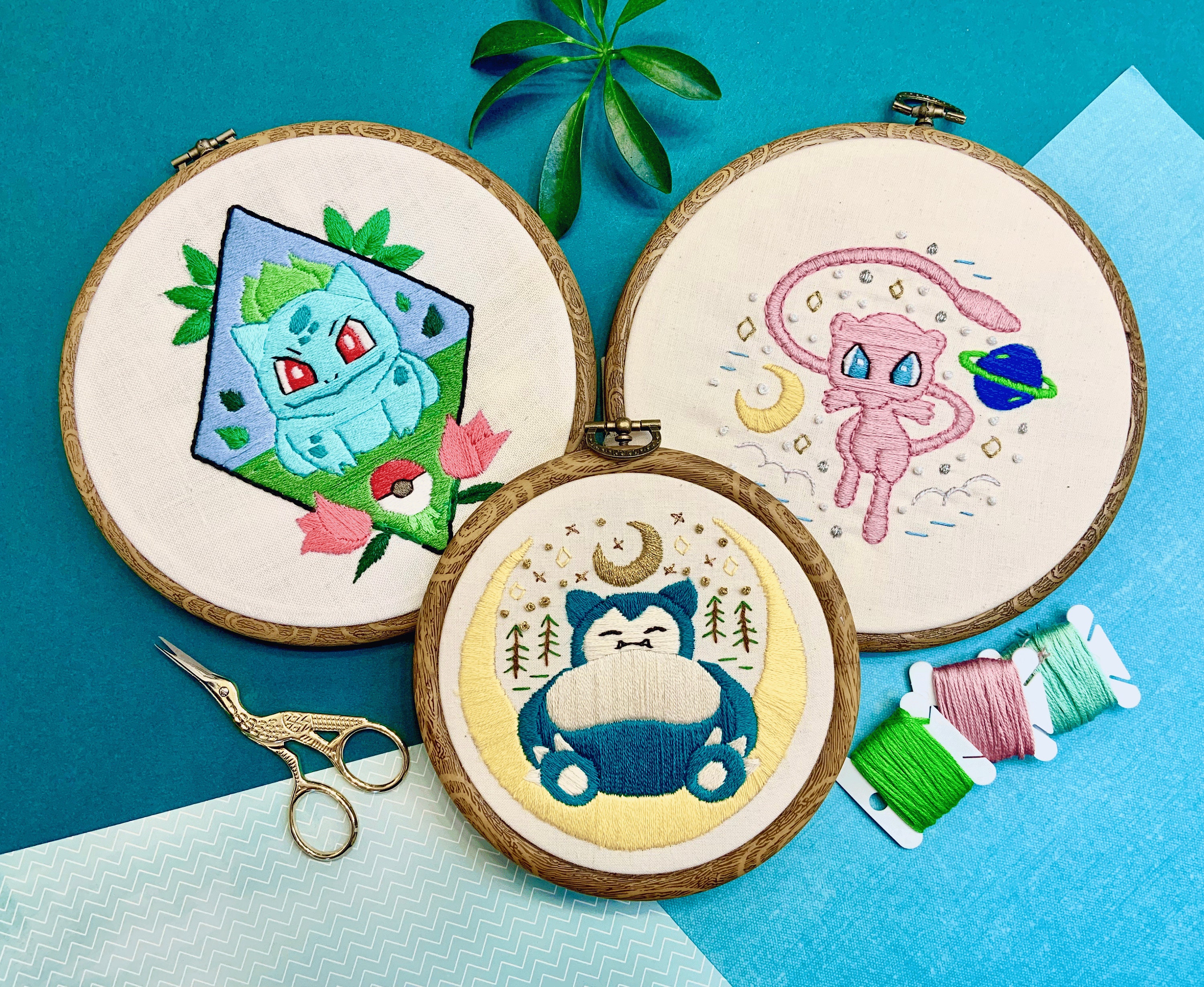 Snorlax Pokémon Hand Embroidery Pattern, Beginning Pattern With Step by ...