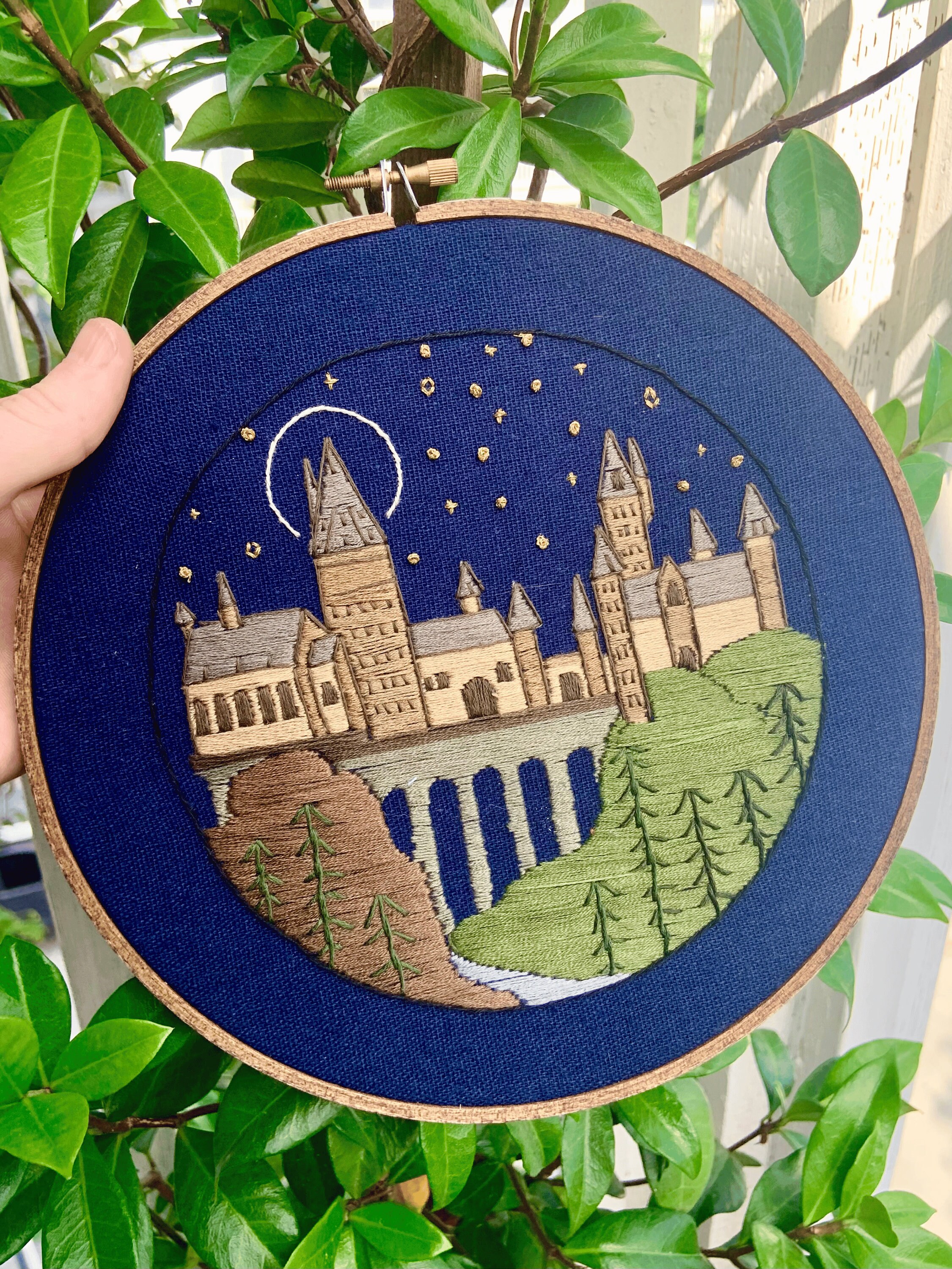 Wizard Castle Embroidery Pattern, Beginning Pattern With Step by Step ...