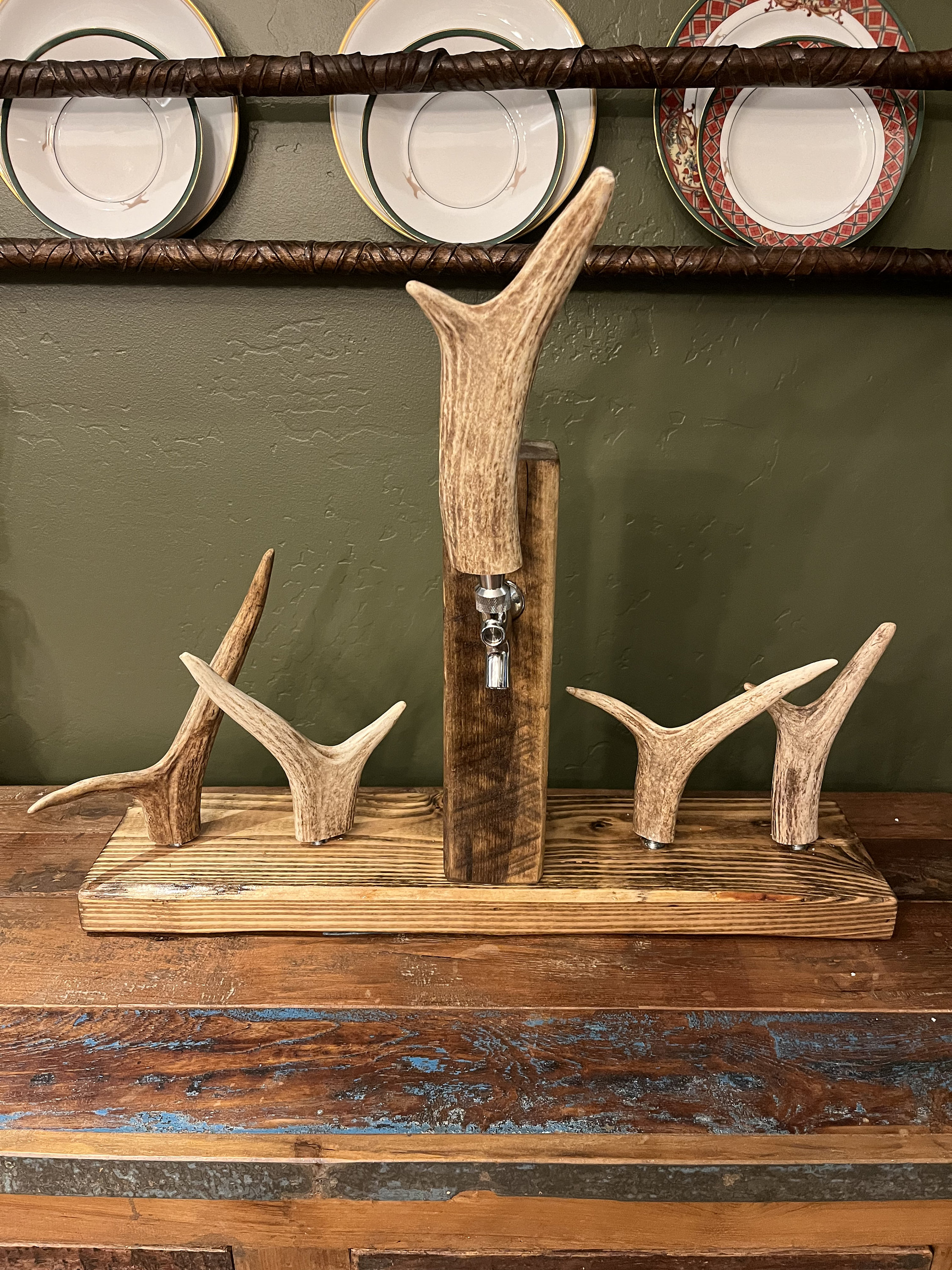 Antler Beer Tap Handle - Etsy