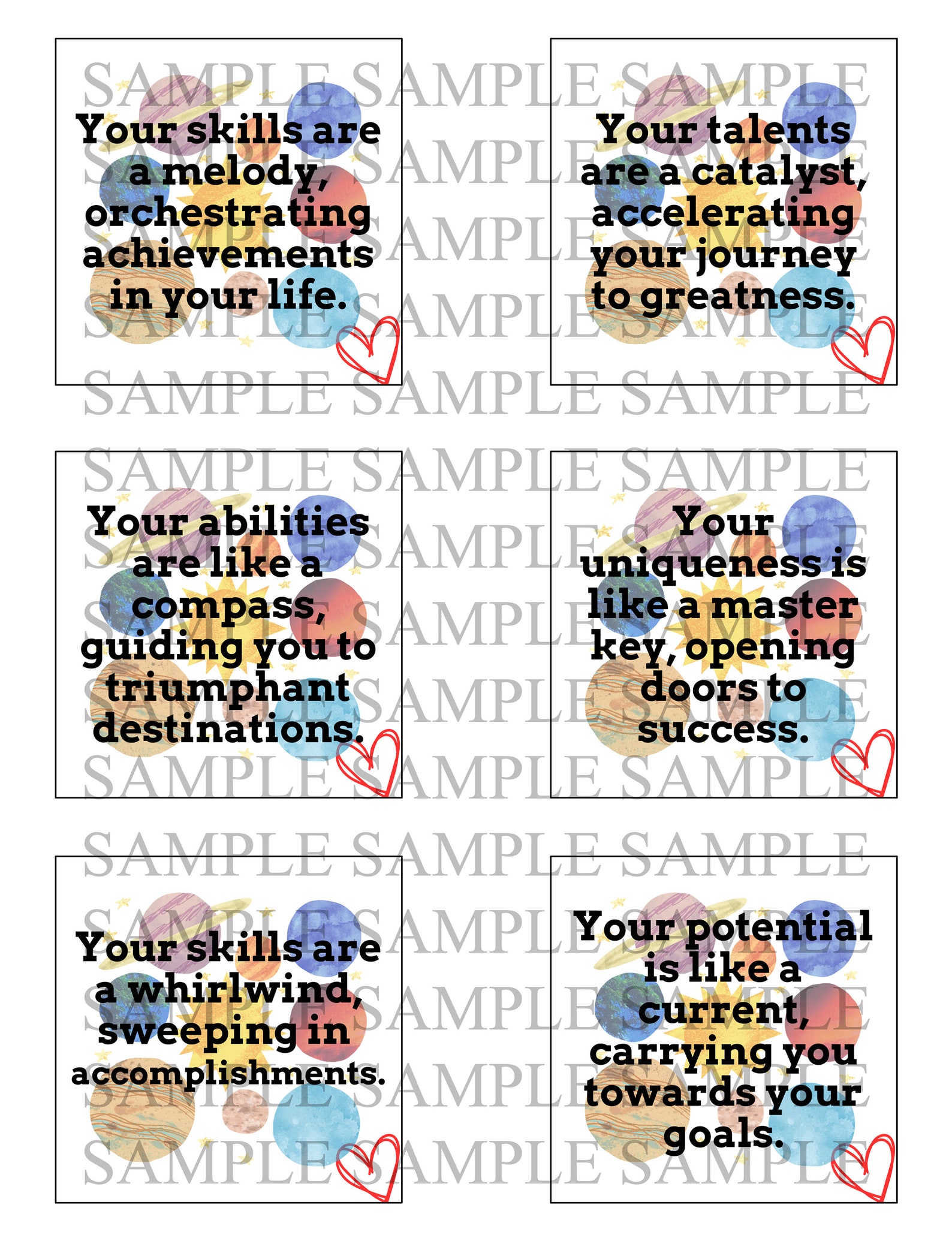 Printable Compliment Sticky Notes Encourage Husband - Etsy