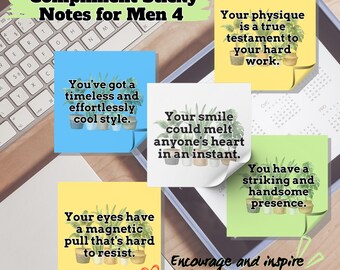 Printable Compliment Sticky Notes, Encourage Husband, Boyfriend Love ...