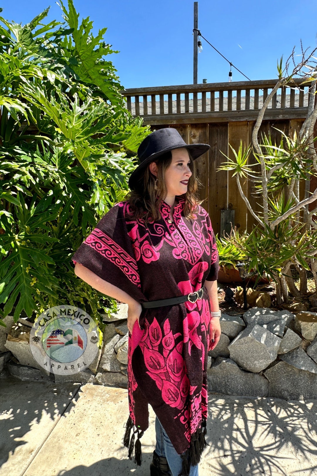 Gaban for Women, Poncho Mexicano, Mexican Gaban, Woven Shawl ...