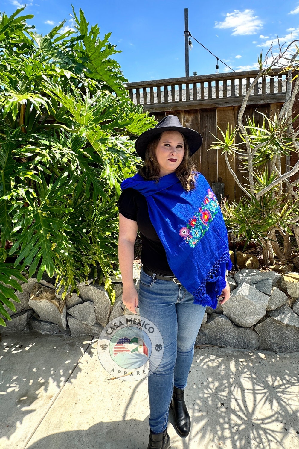 Rebozo Mexicano Brodado, Handmade Emboidered, Shawl Wrap Rebozo ...