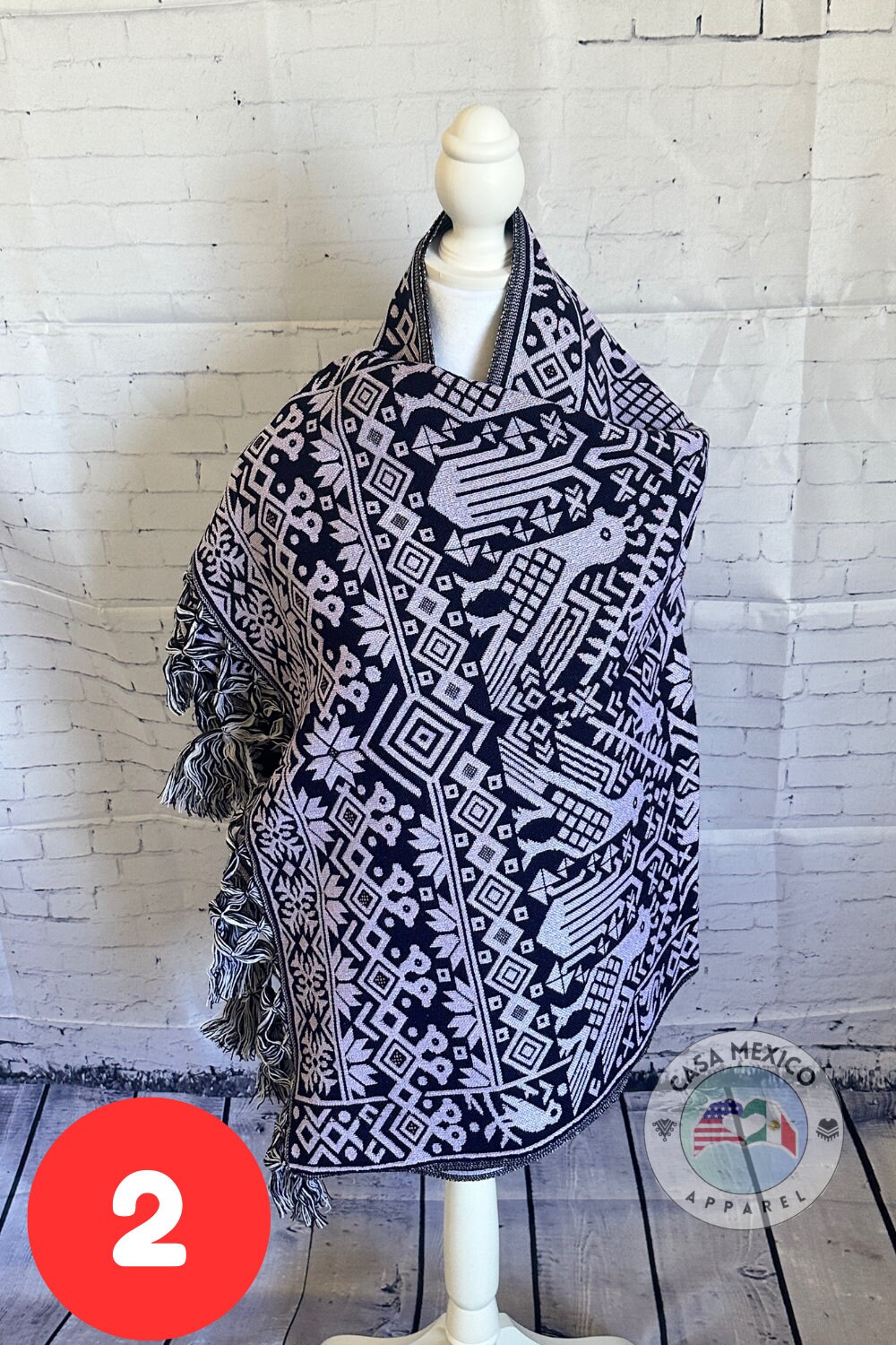 Birds Design Rebozo, Handmade Woven Wrap, Shawl Wrap, Handcrafted ...