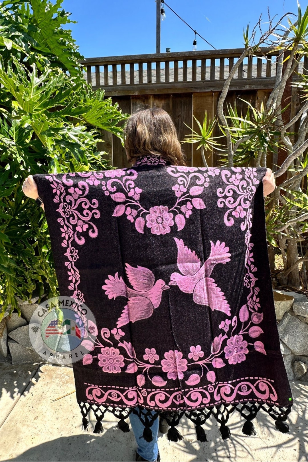 Gaban for Women, Poncho Mexicano, Mexican Gaban, Shawl Wrap ...