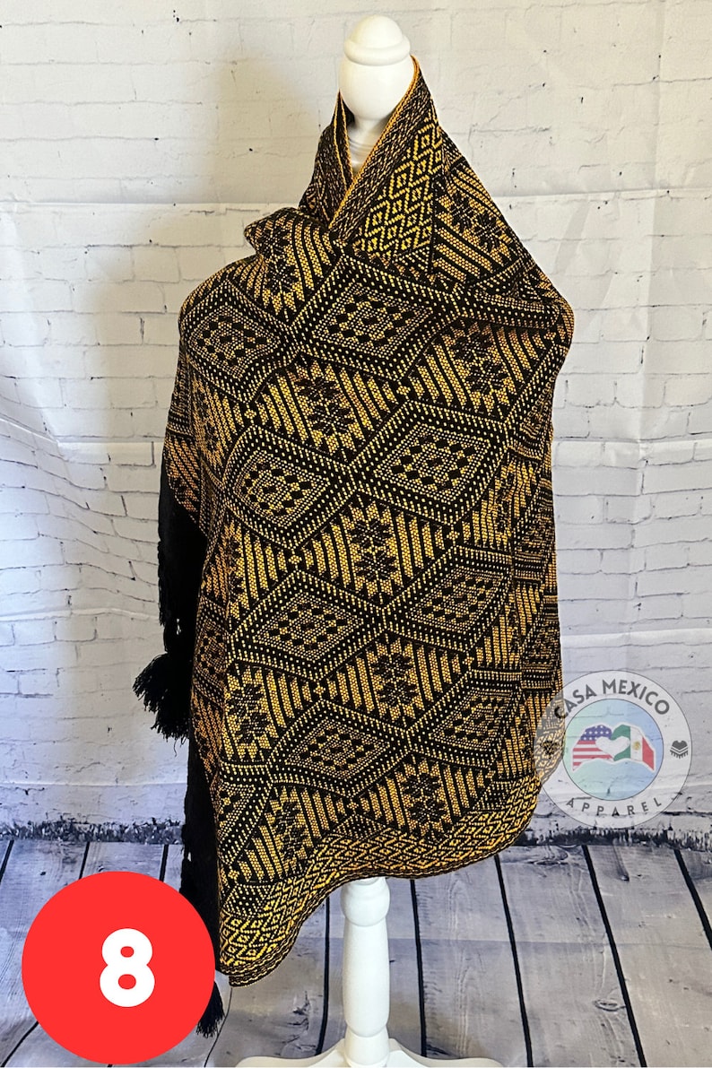 Rebozo Mexicano Tejido, Handmade Woven Wrap, Shawl Wrap Rebozo ...