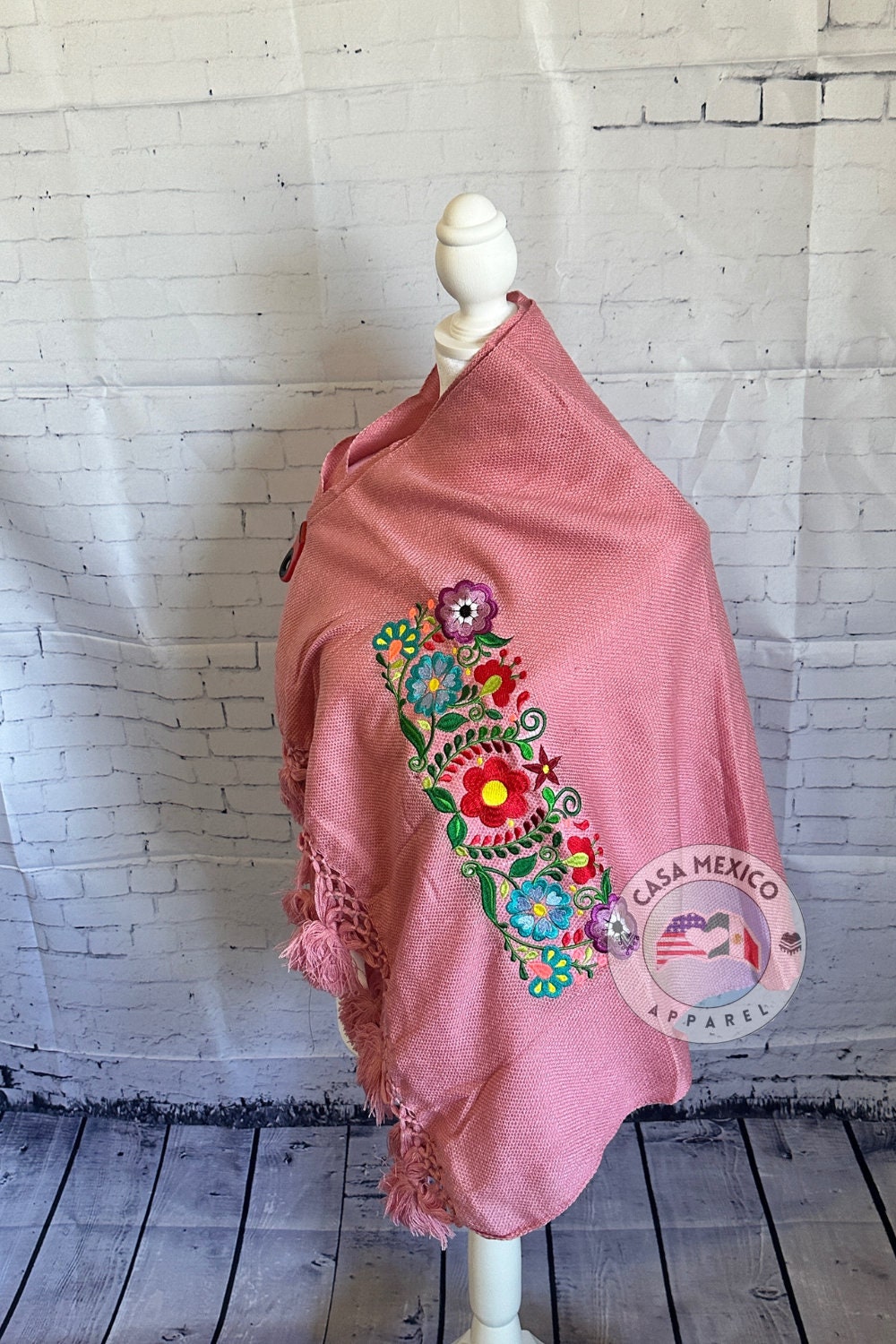 Rebozo Mexicano Brodado, Handmade Emboidered, Shawl Wrap Rebozo ...