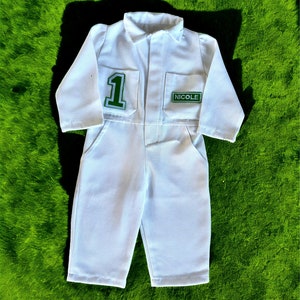 Kids Custom Name Golf Caddy Jumpsuit Outfit Costume, Personalized Kids ...