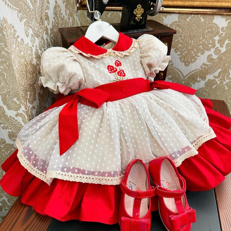 Red Baby Dress - Etsy