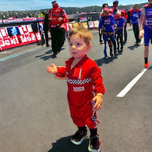 Personalized Baby Toddler Racer Jumpsuit Kids Baby Racer Costume Kids ...