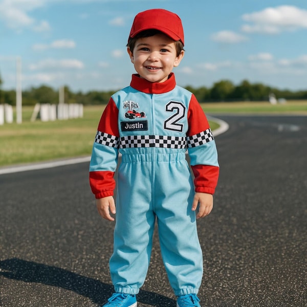 Racing Car Driver Costume - Etsy