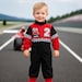 Red & Black Kids Race Car Driver Costume Personalized Halloween Costume ...