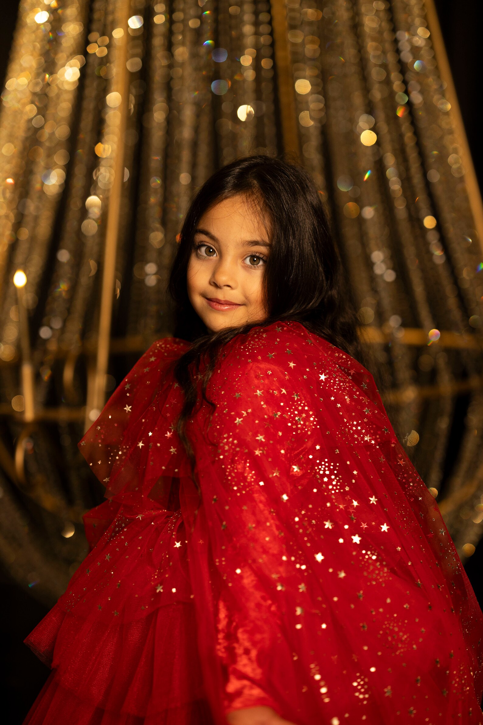 Starry Fair Baby Girl Christmas Dress Red Velvet Kids Toddler - Etsy