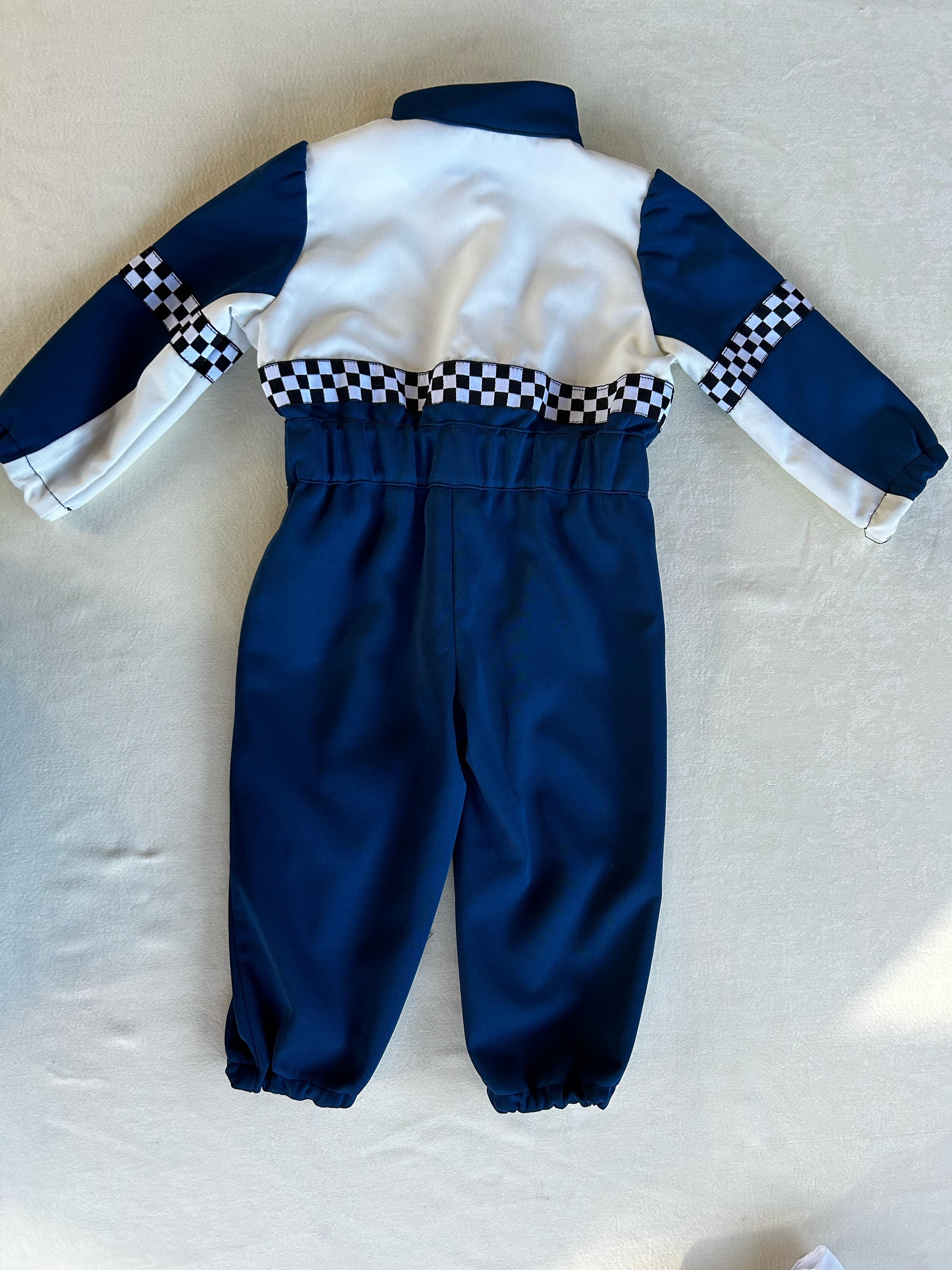 Baby Boy Custom Name Racing Suit Birthday Costume Outfit, Toddler Boy ...