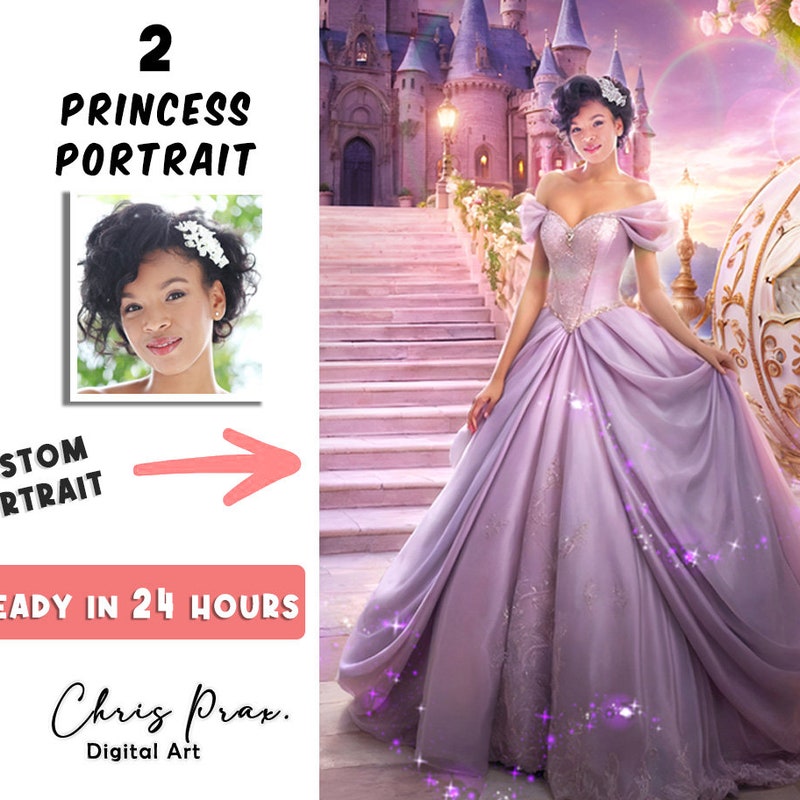 Princess Portrait - Etsy