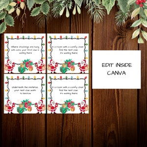 Christmas Scavenger Hunt Printable Christmas Games Printable Holiday ...