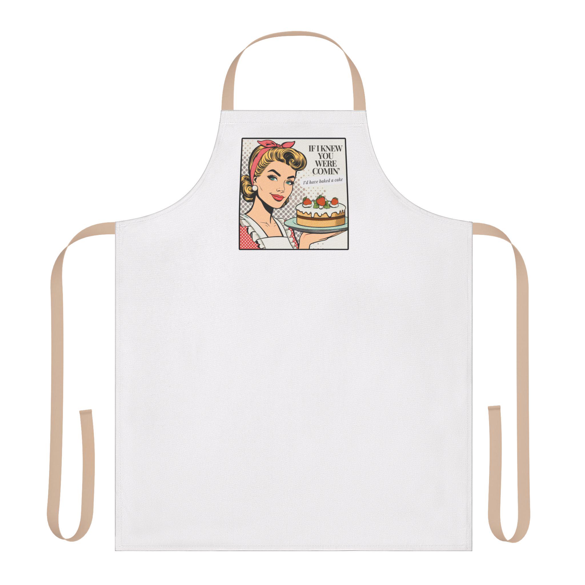 Retro 1950s Style Apron, Pop Art Design, Fun Baking Kitchen Accessory ...