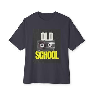 Old School Oversized Boxy Tee, Retro 80's Style Tee, Ideal Gift for ...