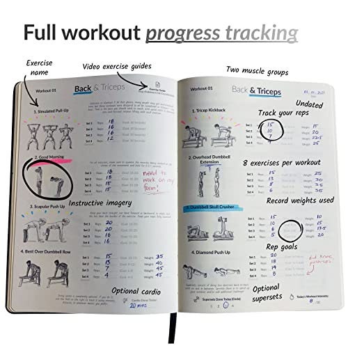 Dumbbell Home Workout Journal: 13-week Fitness Planner (digital PDF) - Etsy