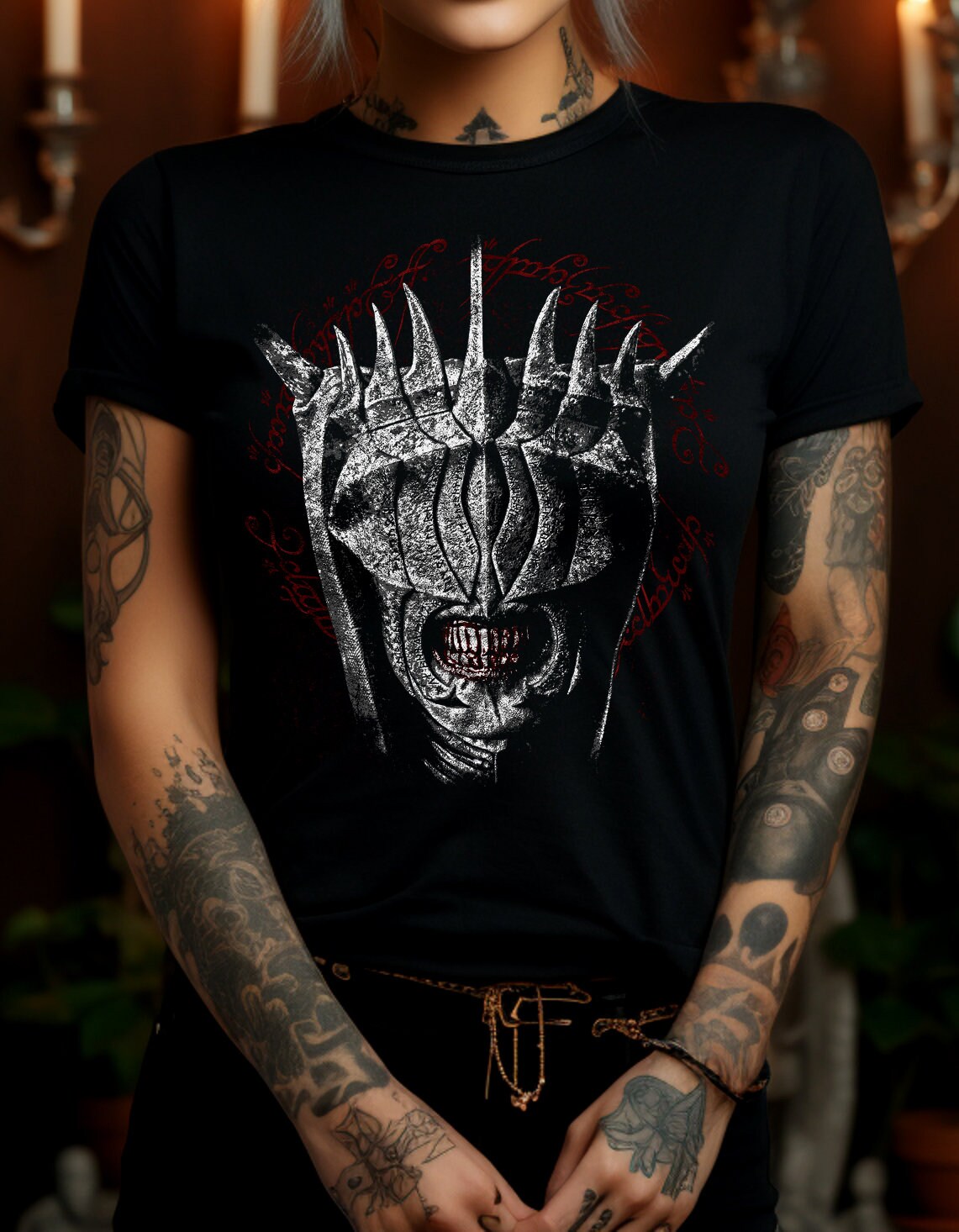 Lord of the Rings Shirt, Mouth of Sauron T Shirt, Mordor Tee, Dark Lord ...