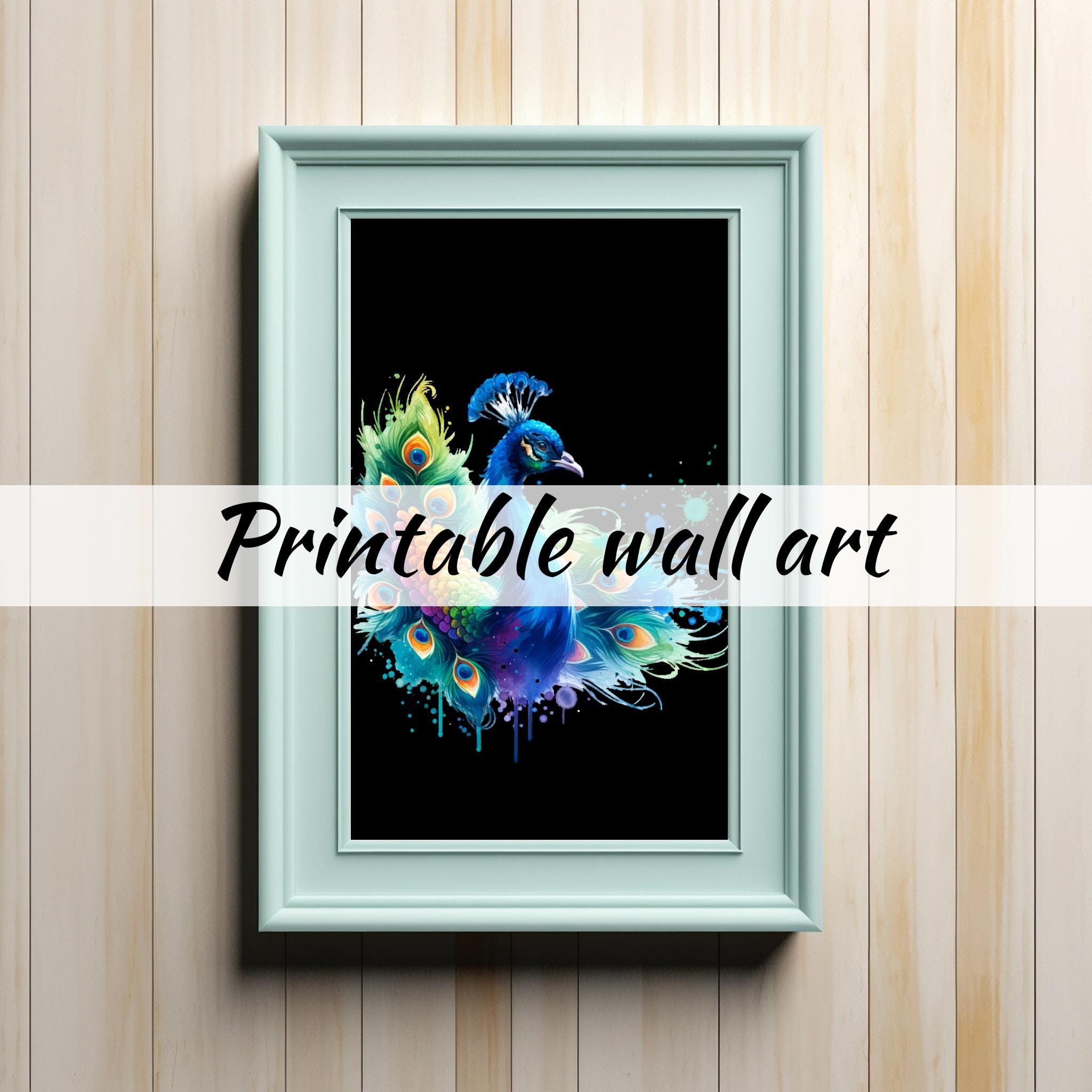 Peacocks, Clip Art, Printables, PNGS - Peacock Feathers - a Colorful ...