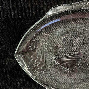 Vintage Clear Glass Fish Platter USA 15 by 11 - Etsy