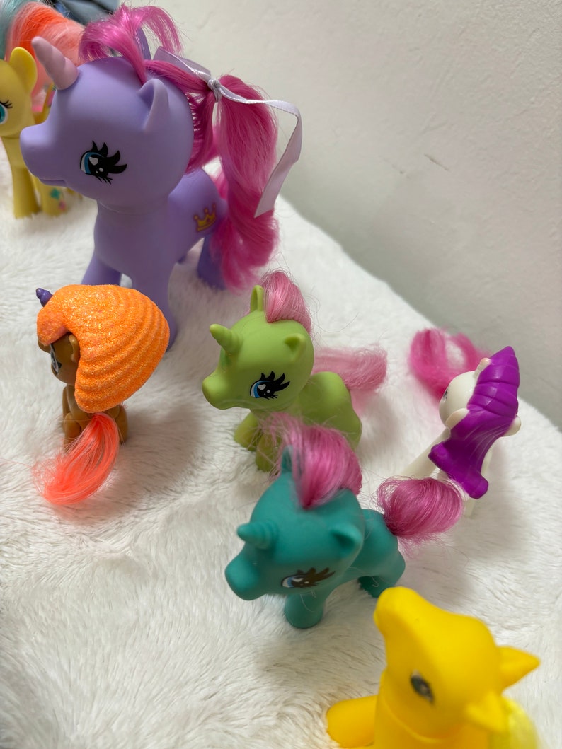 10 Vintage My Little Pony Figurines - Etsy