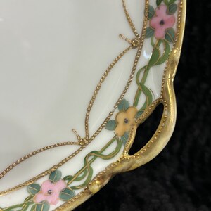 Antique Hand Painted Nippon Porcelain Floral Plate 7 1/2 Inches Wide - Etsy