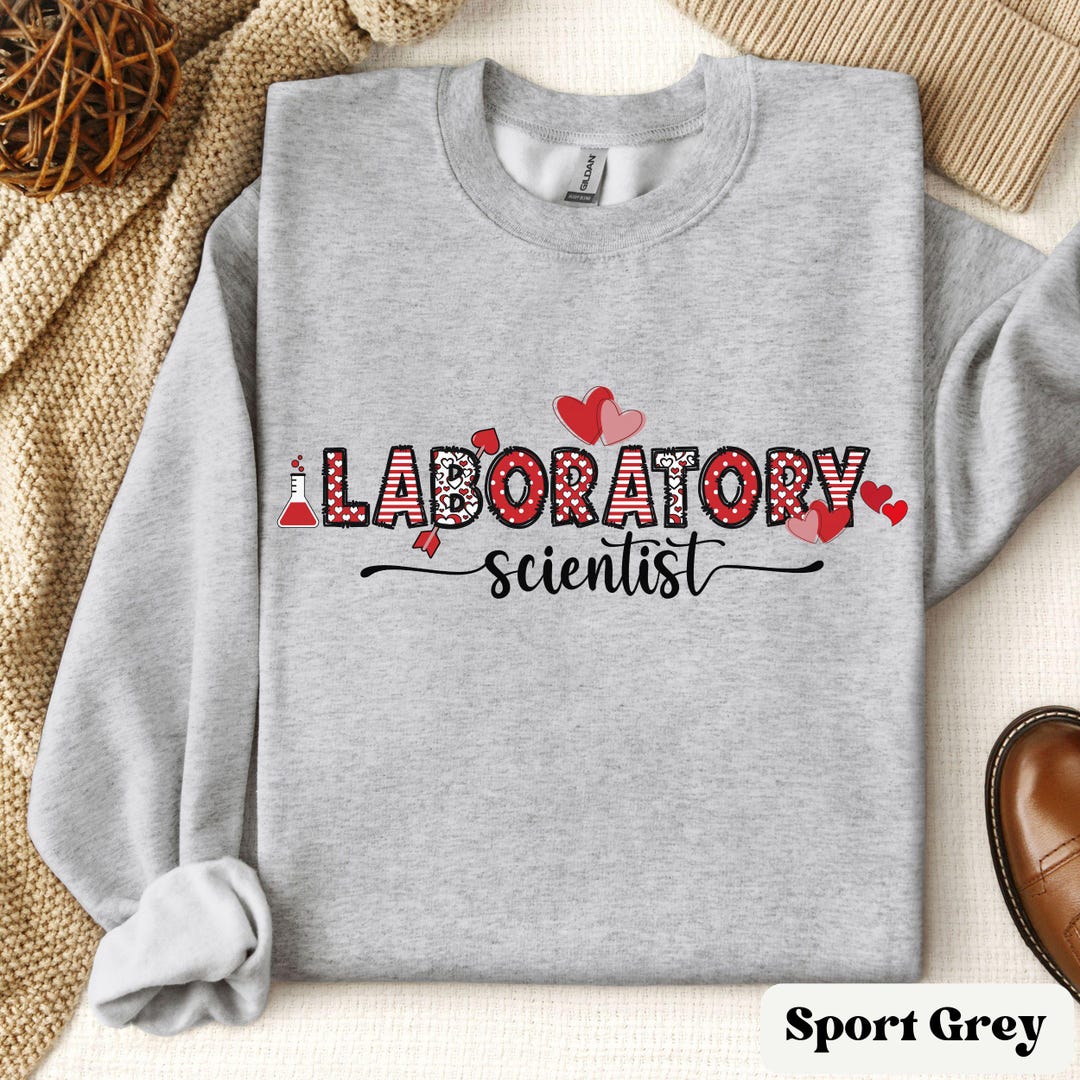 Chemistry Gift Laboratory Valentine Sweater, Lab Tech Scientist ...
