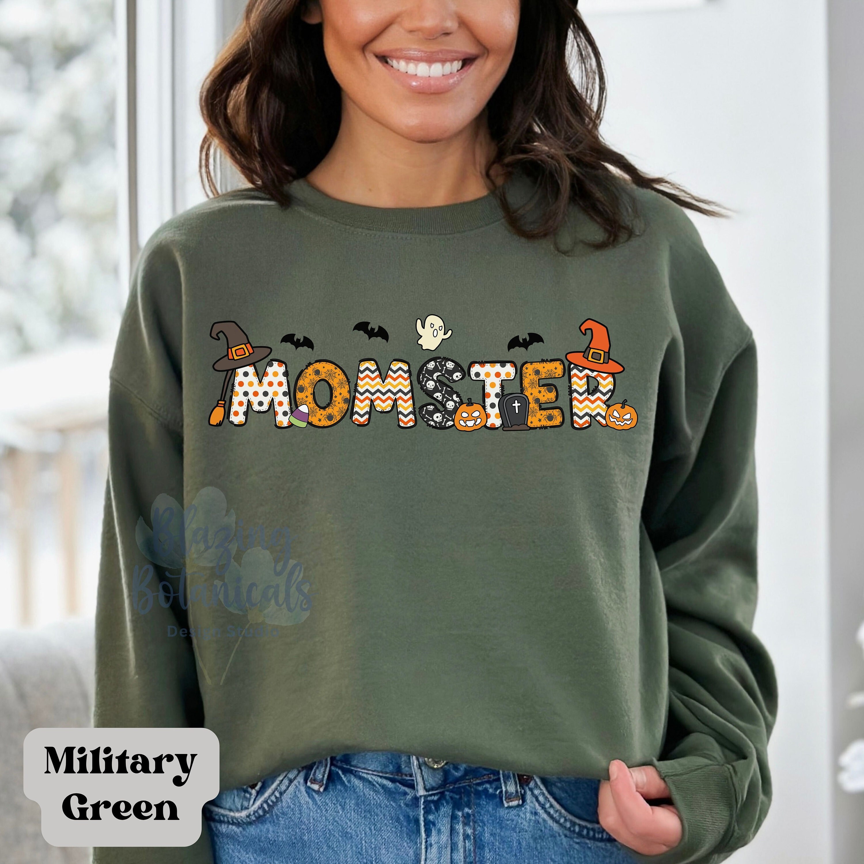 Momster Sweatshirt, Momster Shirt, Halloween Expecting Mom Gift, First ...