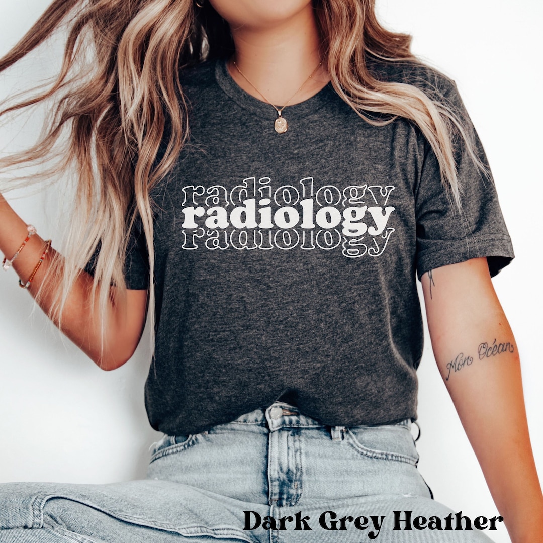 Radiology Shirt, Rad Tech Crewneck, Ultrasound, Radiography Tee, Custom ...