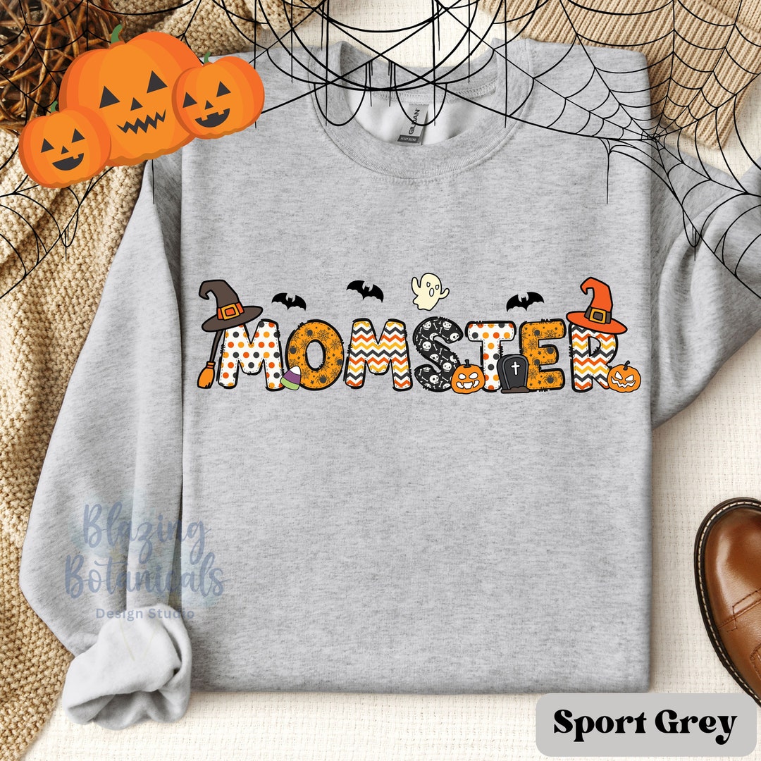 Momster Sweatshirt, Momster Shirt, Halloween Expecting Mom Gift, First ...