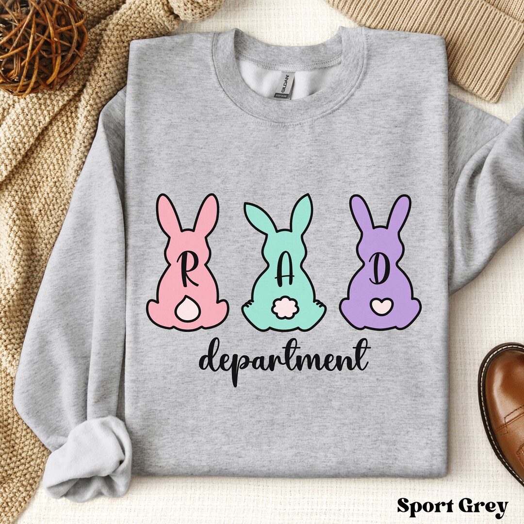 Radiology Sweatshirt Easter, Rad Tech Easter Sweater, Radiology X-ray ...