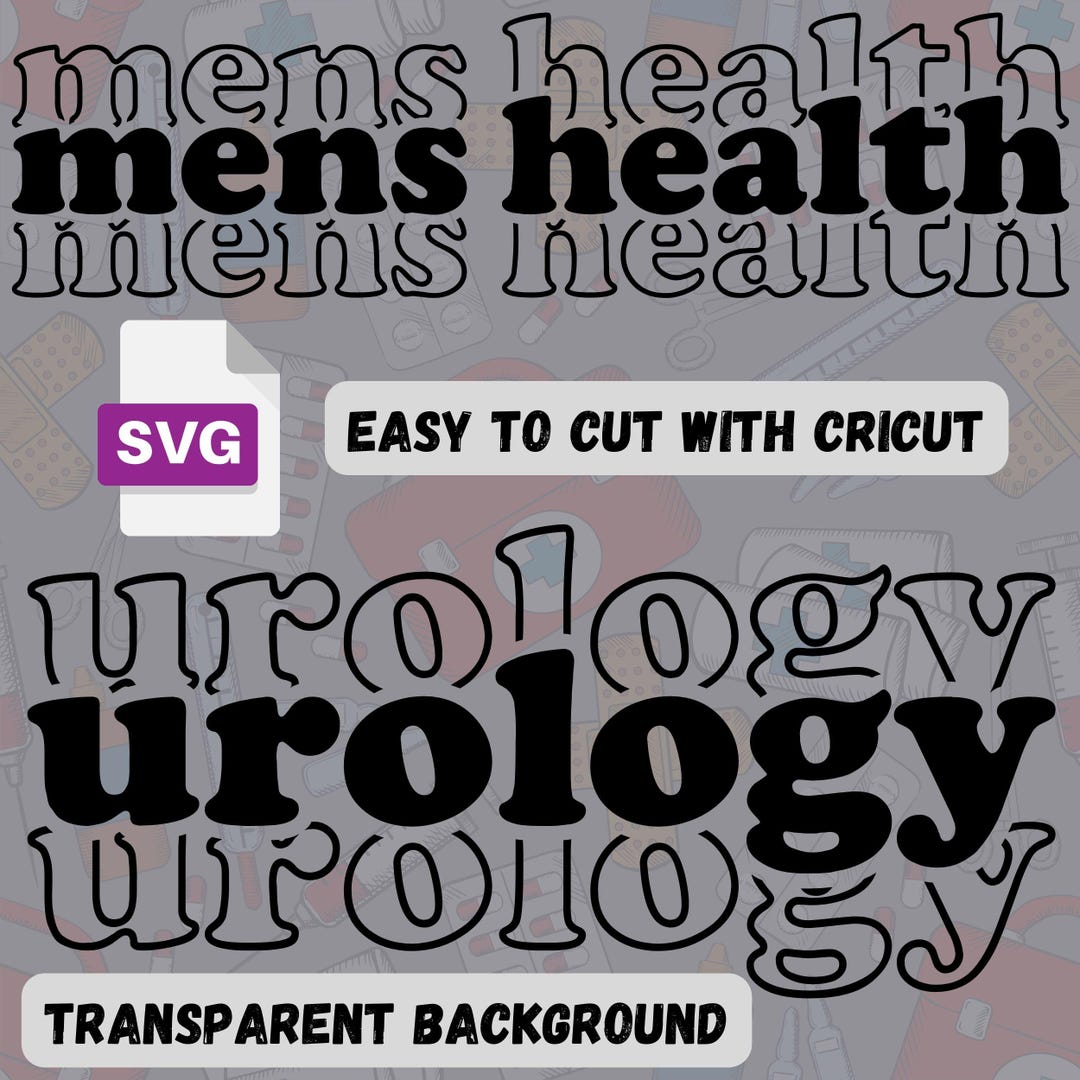 Urology SVG Mens Health Digital File for Sublimation Cutting DIY T ...
