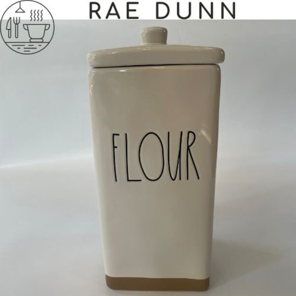 Ceramic Flour Container Vintage - Etsy