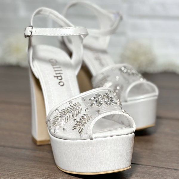 Sparkly Bridal Shoes - Etsy