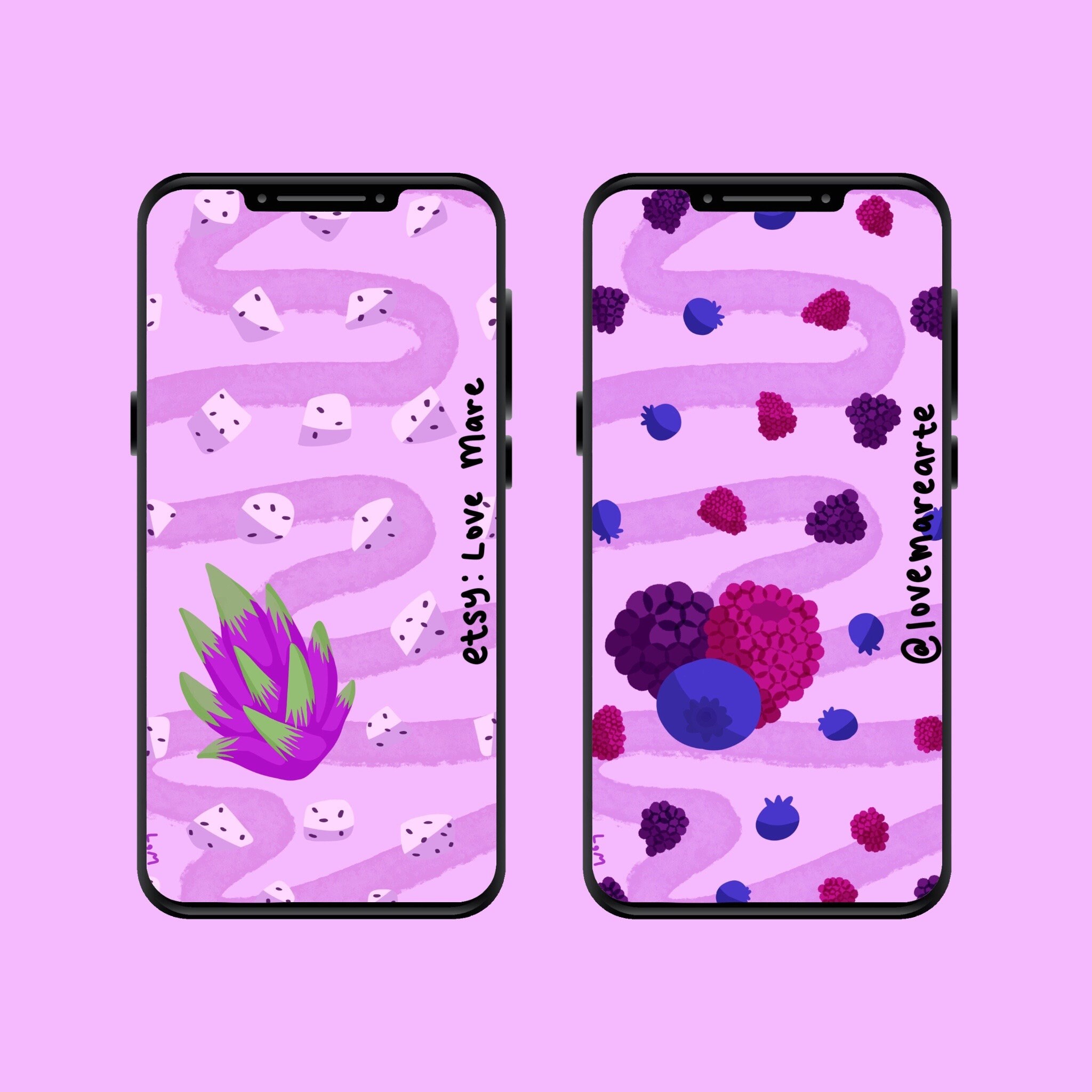 18 Fruit Phone Wallpapers / Backgrounds for iPhone and Android - Etsy