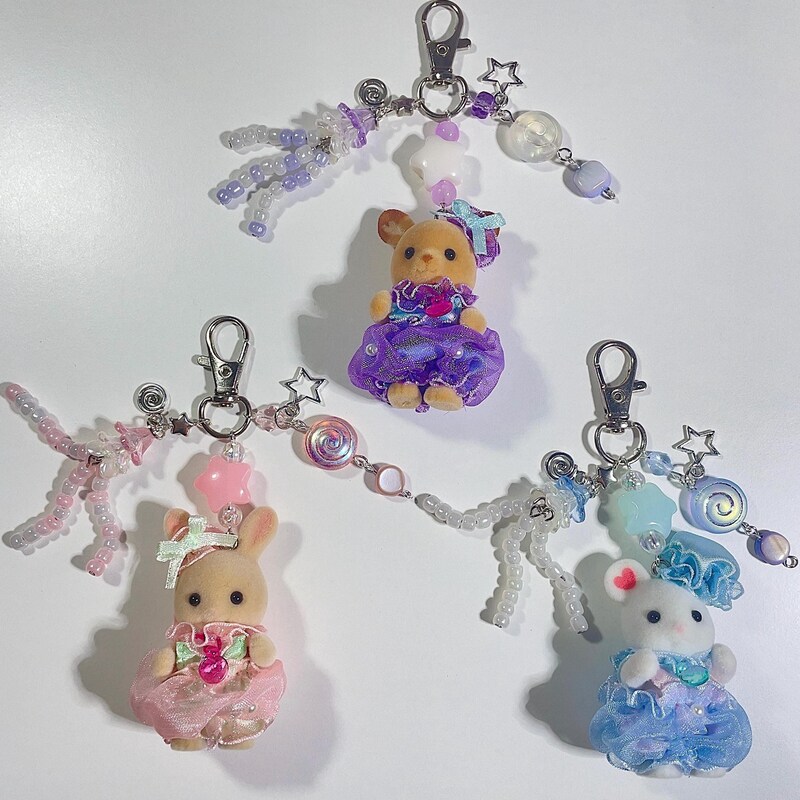 Calico Critters Keychain - Etsy