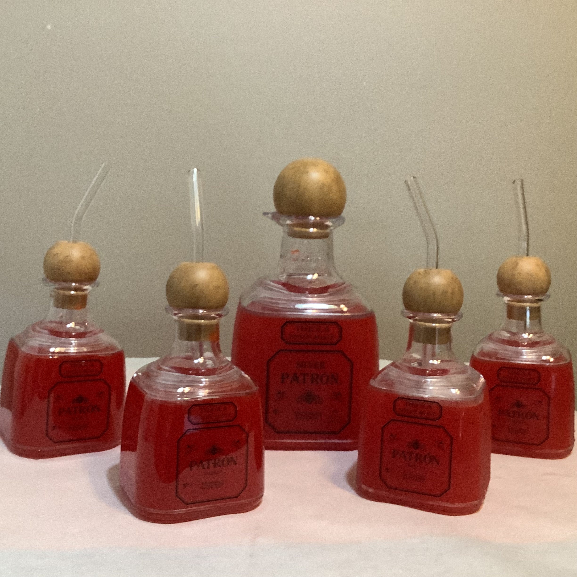 Patron Tequila Plastic Replica Bottle Drinking Cup, 11oz Tequila ...