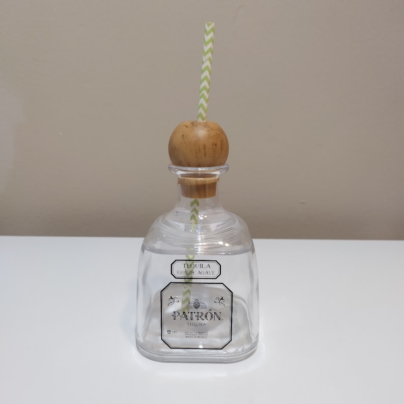 Patron Tequila Mini 11oz Plastic Replica Bottle Drinking Cup, Tequila ...