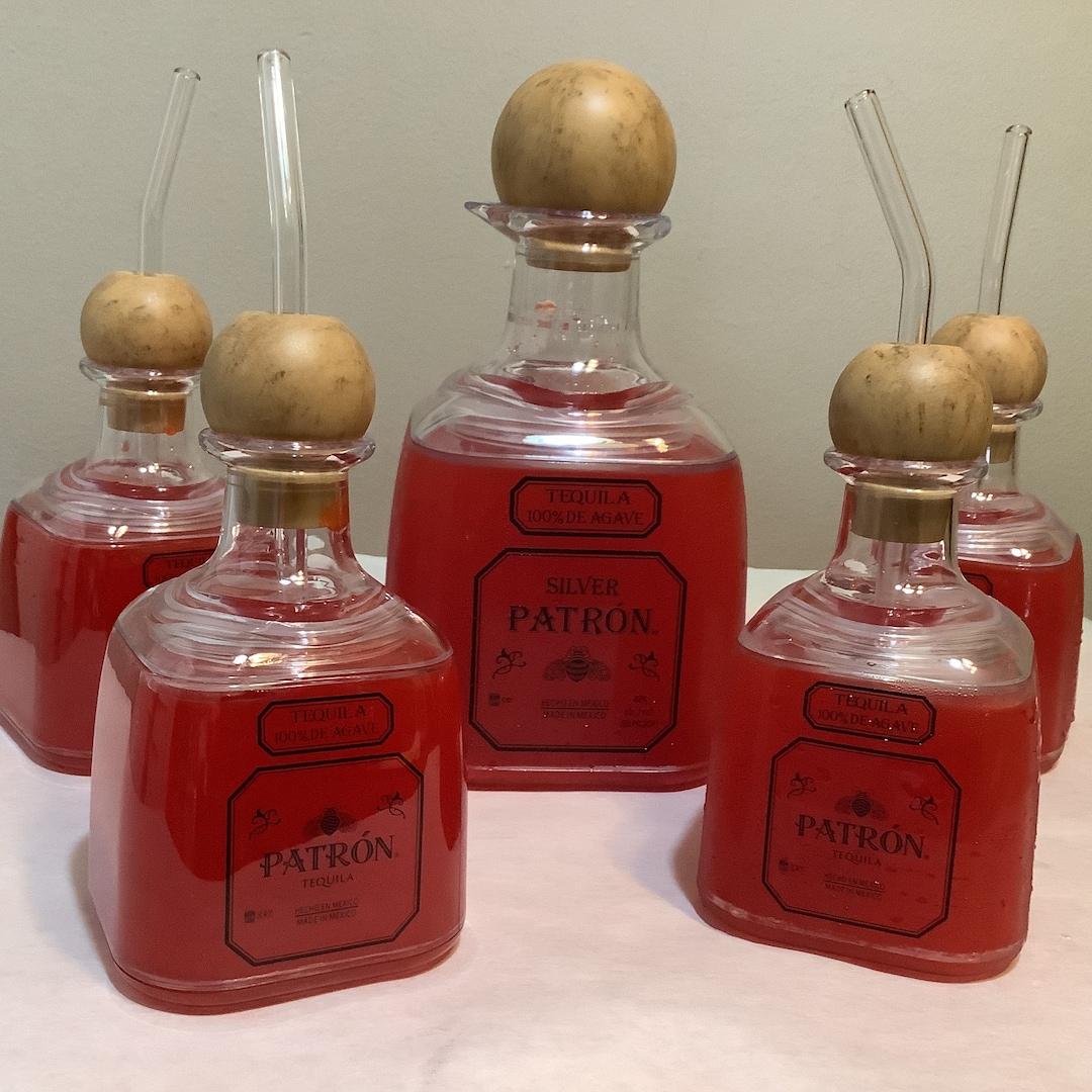 Patron Tequila Plastic Replica Bottle Drinking Cup, 11oz Tequila ...