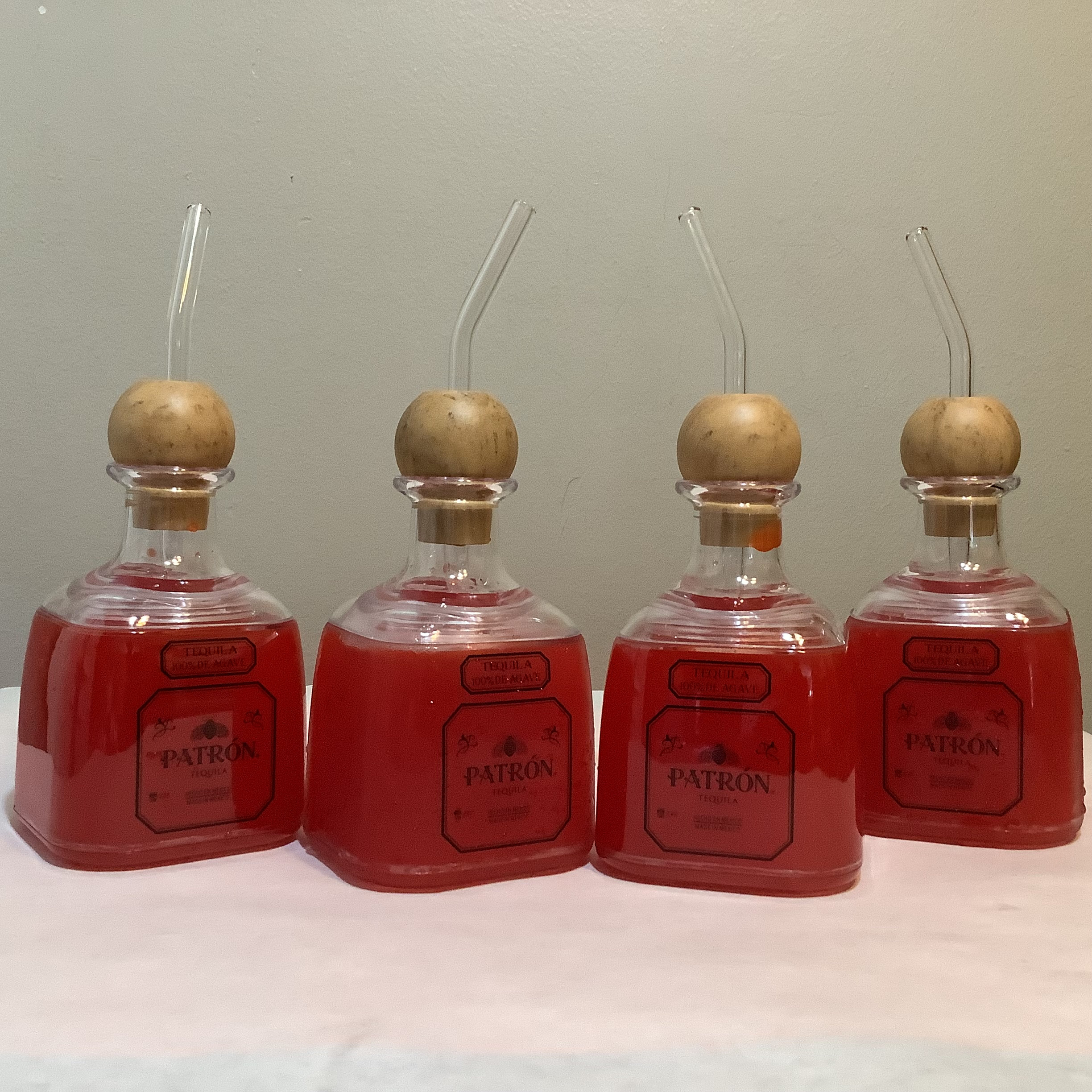 Patron Tequila Plastic Replica Bottle Drinking Cup, 11oz Tequila ...