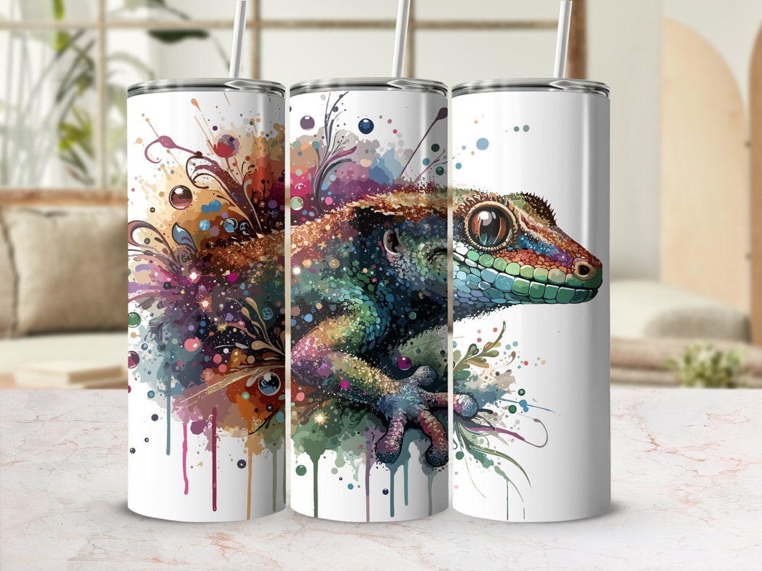 Celestial Lizard 20 Oz Tumbler Sublimation Design (digital Download) - Etsy