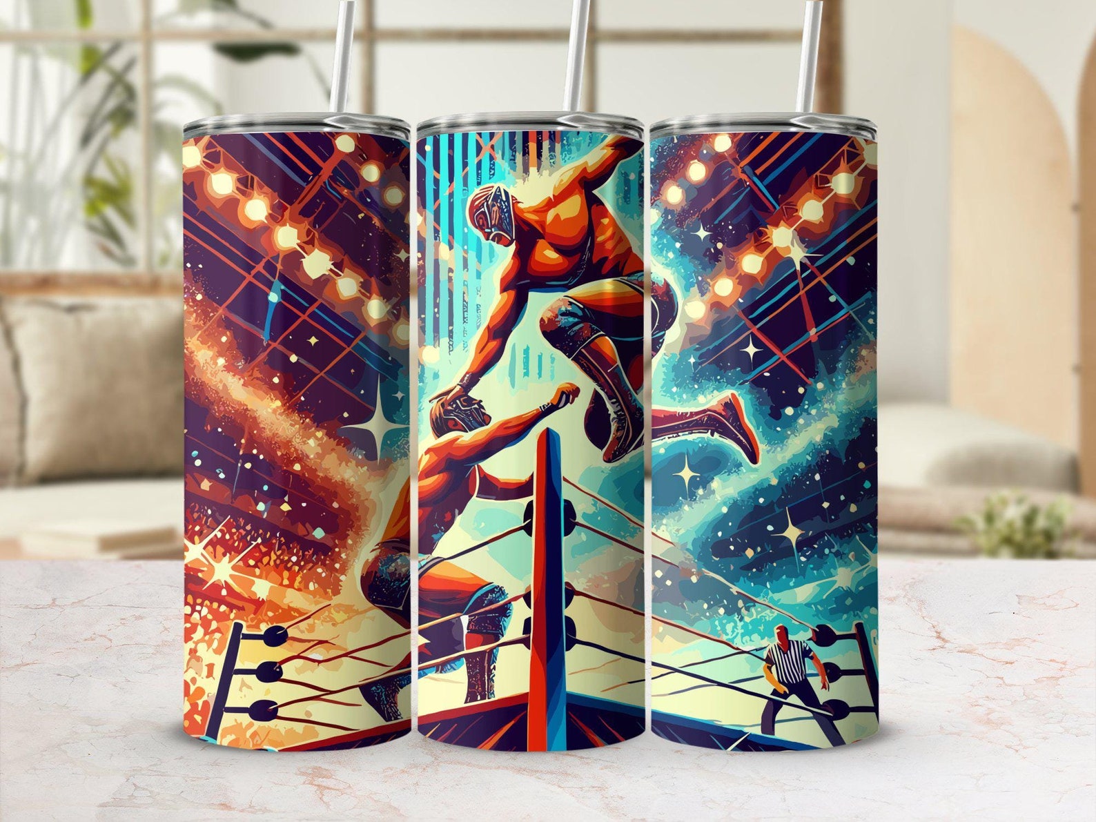 Wrestling Tumbler Wrap: 20 Oz Sublimation Design (digital Download) - Etsy