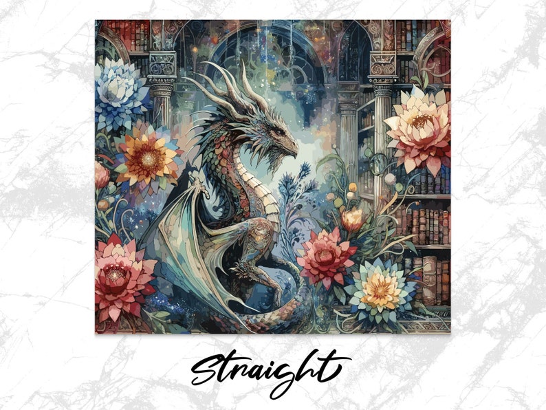 Book Dragon 20 Oz Tumbler Sublimation Design (digital Download) - Etsy