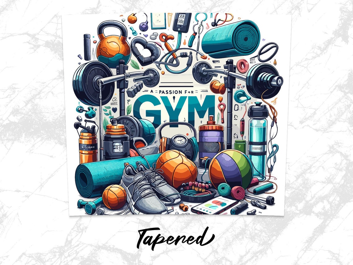 Gym Tumbler Wrap Design: 20oz Fitness Sublimation (digital Download) - Etsy