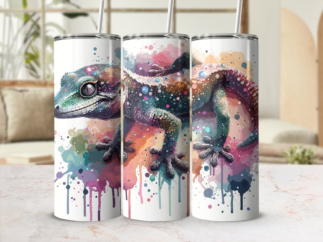 Lizard Skinny Tumbler 20 Oz Sublimation Design | Celestial Night Sky ...
